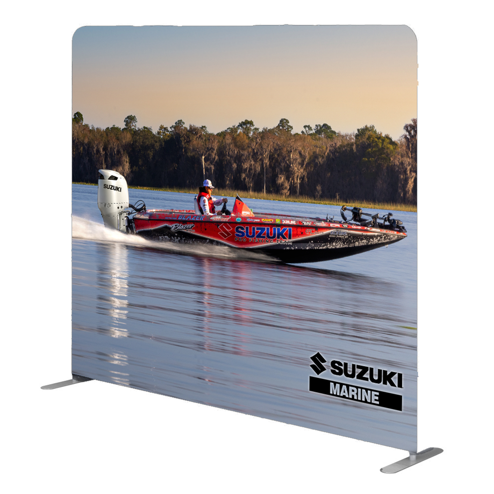 Bass Fishing - Stretch Fabric Panel with 8' Frame – SuzukiBanners.com