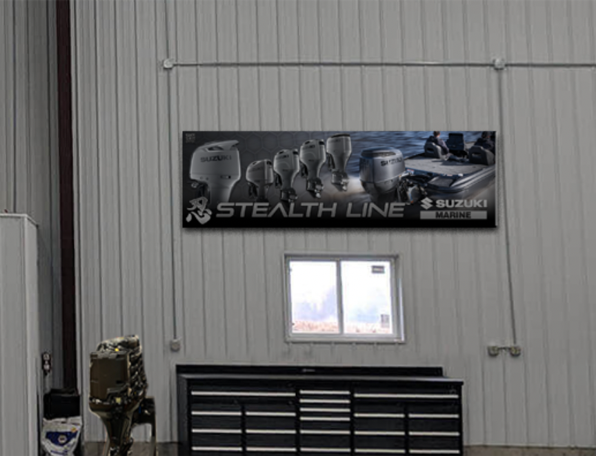 STEALTH LINE Shop Banner – SuzukiBanners.com