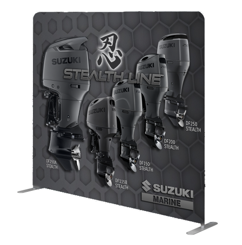 STEALTH LINE - Stretch Fabric Panel with 8' Frame – SuzukiBanners.com