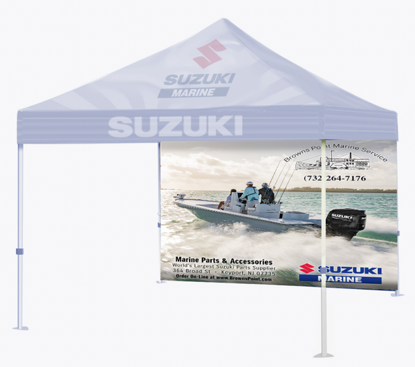 Tent Back Wall – SuzukiBanners.com