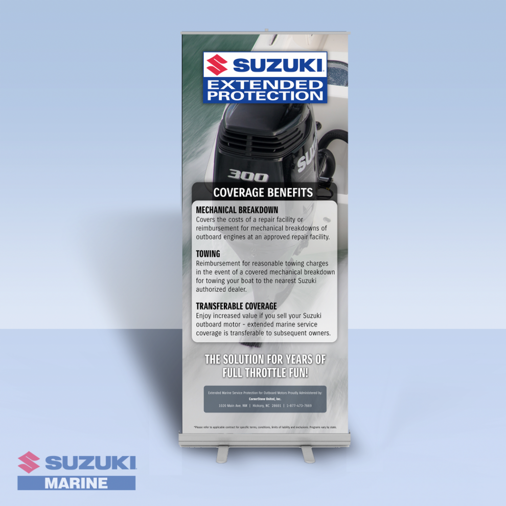 Suzuki Extended Protection - Bannerstand – SuzukiBanners.com